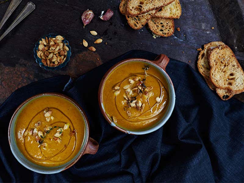 Jamie Oliver Roasted pumpkin Soup Recipe - Samsung Food