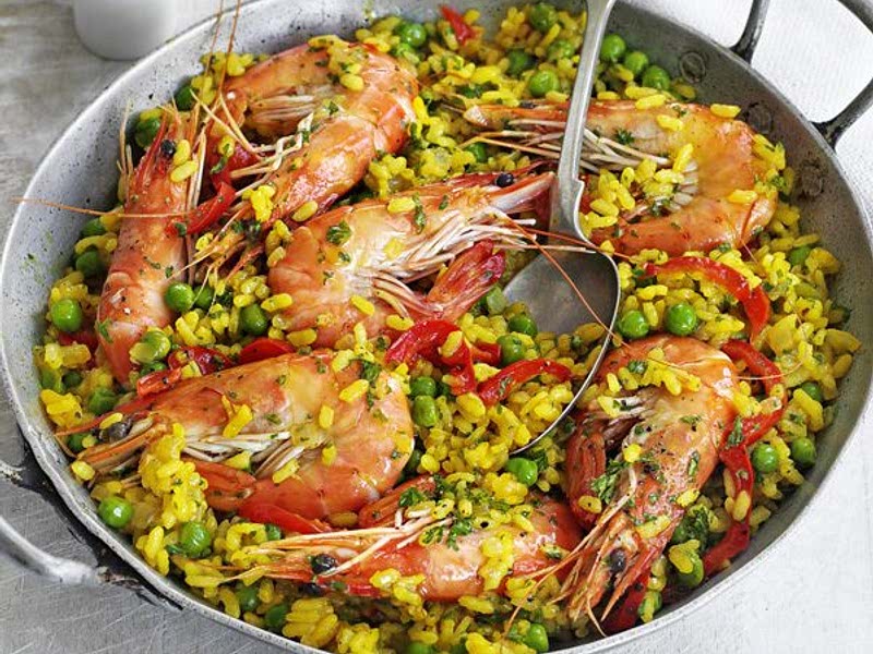 Easy Shrimp Paella Recipe - Samsung Food