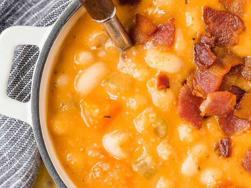 Bean and Bacon Soup Recipe - Samsung Food