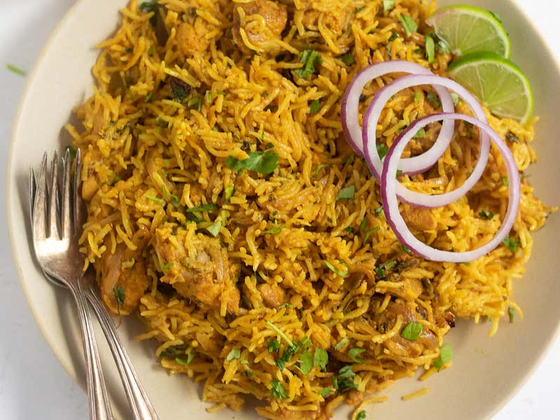 Instant Pot Chicken Biryani Recipe | Samsung Food App