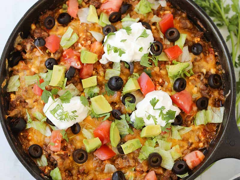 High Protein Taco Bowl Recipe - Samsung Food