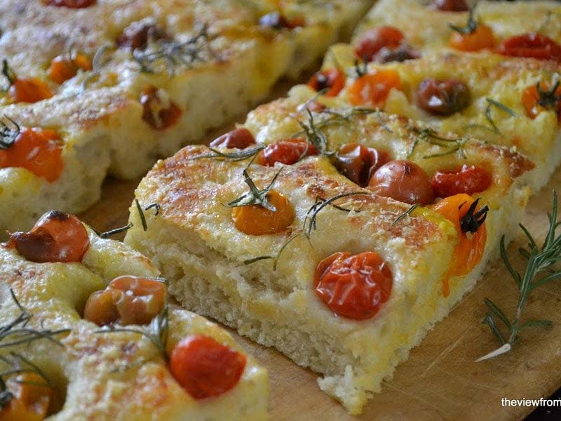 Garlic Butter + Cheese Stuffed Focaccia Recipe - Samsung Food