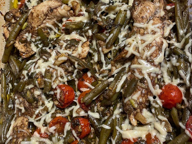 Tuscan Garlic Sheet Pan Dinner Recipe | Samsung Food App