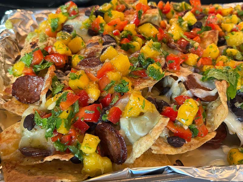 Cuban Nachos with Mango-Mojo Salsa Recipe - Samsung Food
