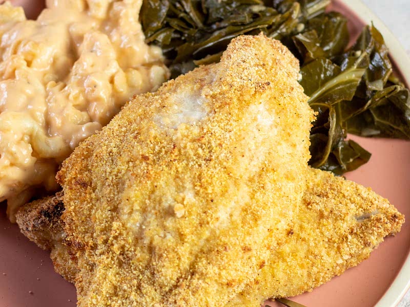 CATFISH AND GRITS Recipe — Samsung Food