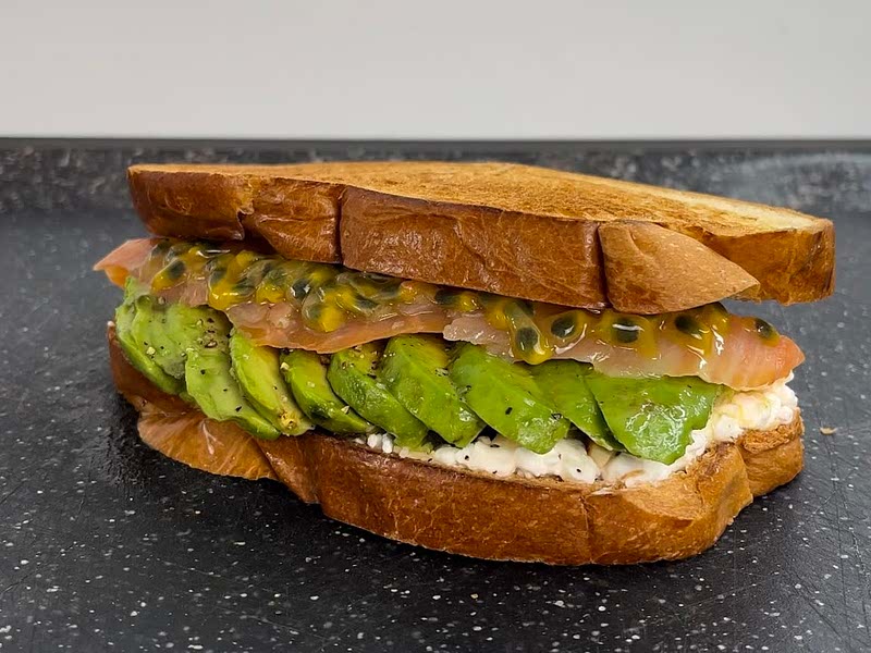 The ultimate brekkie sandwich Recipe — Samsung Food