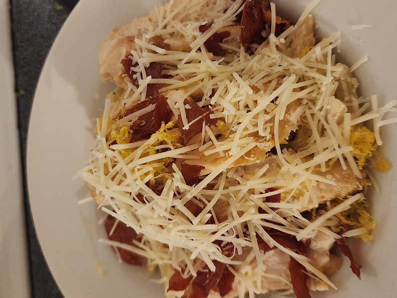 Palermo Prosciutto & Chicken Penne with Peas & Parm Recipe - Samsung Food