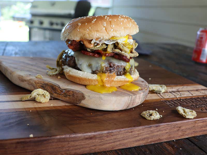 Black and Blue Burger Recipe — Samsung Food