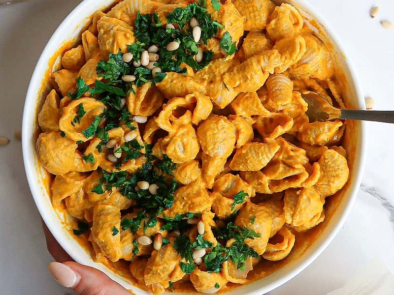 Creamy Vegan Zucchini Lemon Pasta Recipe — Samsung Food