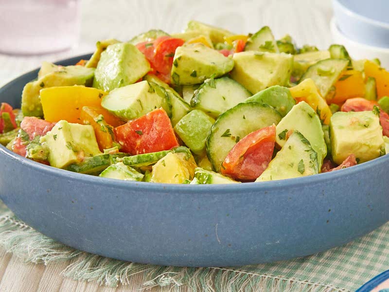 Copycat Erewhon Cucumber Avocado Salad Recipe — Samsung Food
