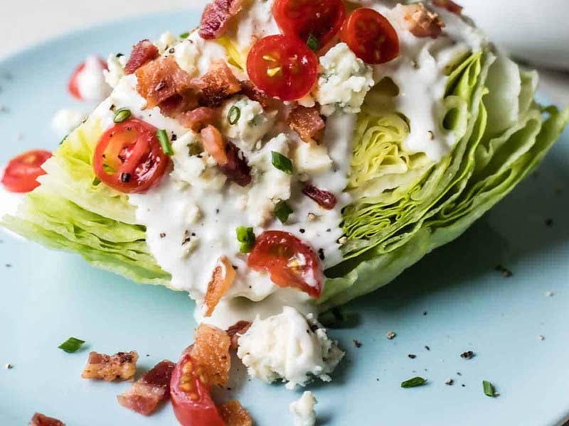 Outback Steakhouse Wedge Salad copycat Recipe - Samsung Food