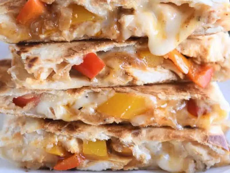 Chicken N Cheese Tortilla pockets Recipe - Samsung Food