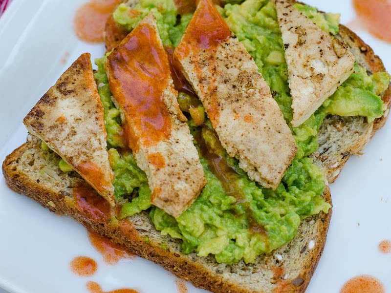 Avocado Tofu Toast (vegan keto / low carb) Recipe — Samsung Food
