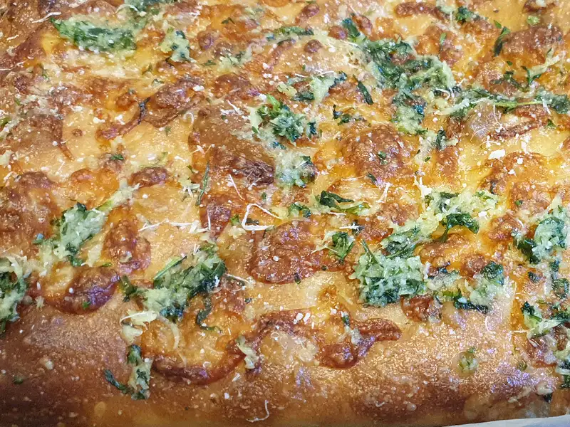 Garlic Butter + Cheese Stuffed Focaccia Recipe | Samsung Food App