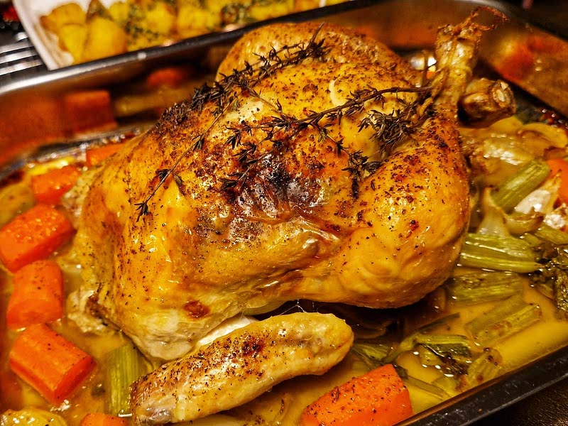 Lemon & Thyme Roast Chicken Recipe | Samsung Food App