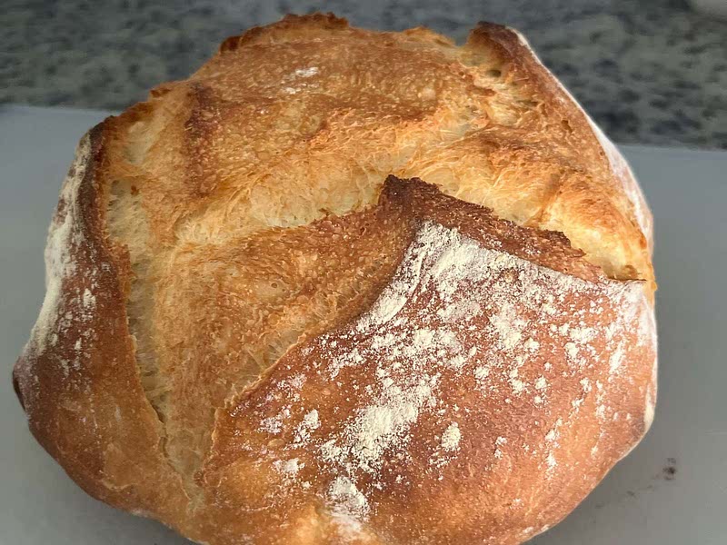 Crusty Artisan Bread Recipe - Samsung Food
