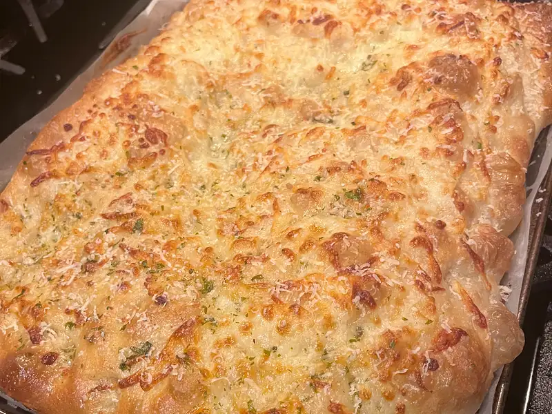 Garlic Butter + Cheese Stuffed Focaccia Recipe | Samsung Food App