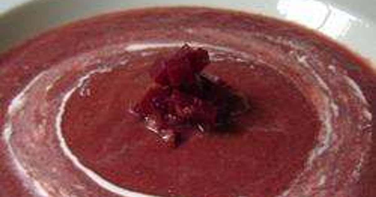 Soupe froide à la betterave rouge Recipe - Samsung Food