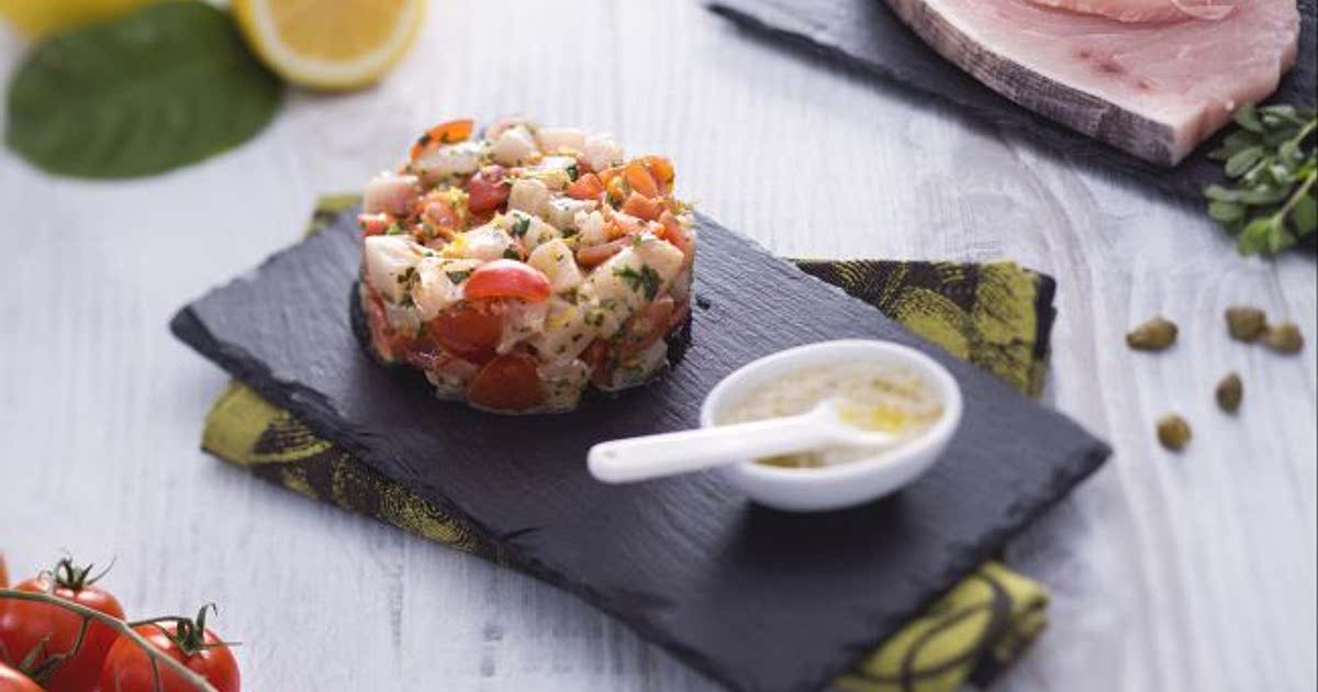Tartare mediterranea di spada Recipe — Samsung Food
