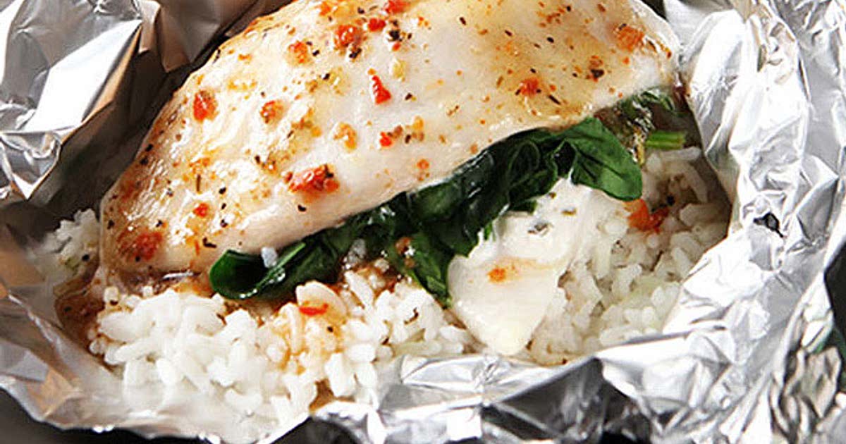 Foil-Pack Fish Florentine Recipe — Samsung Food