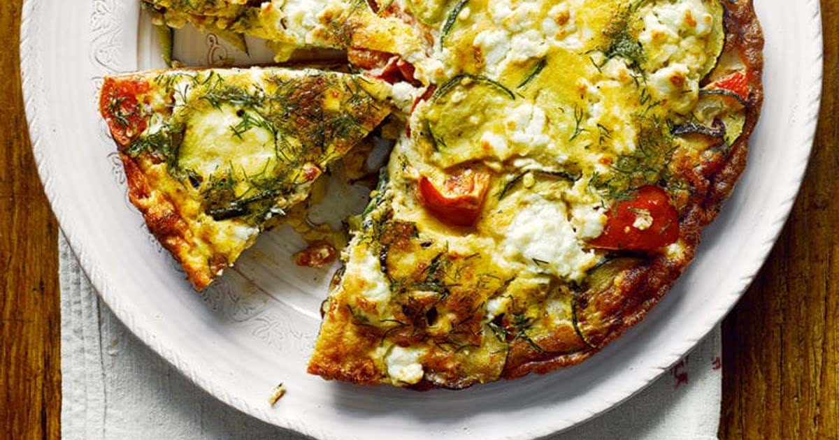 Greek courgette and feta frittata Recipe - Samsung Food
