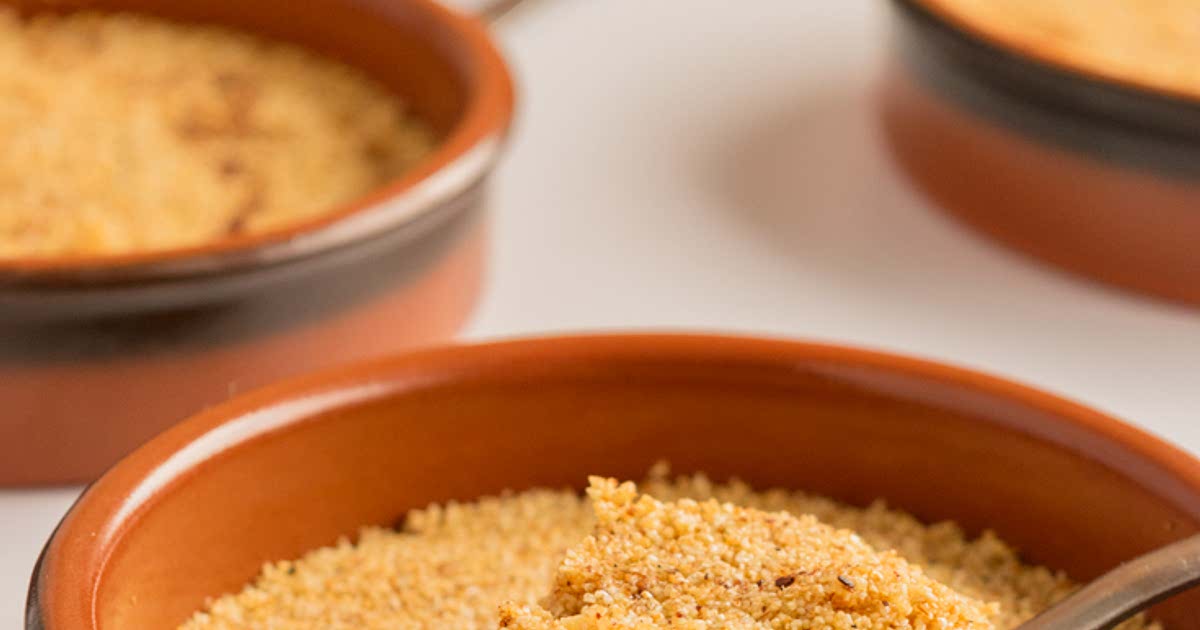 Tamina: Algerian Toasted Semolina & Honey Dessert Recipe - Samsung Food