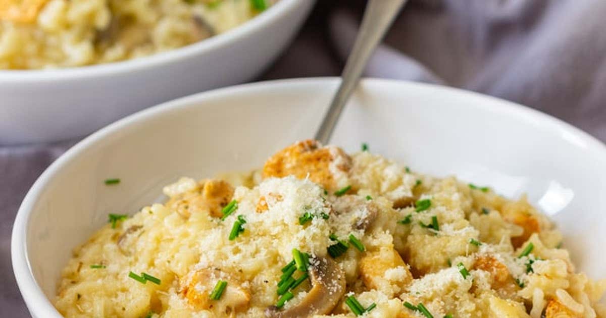 Instant Pot Chicken Risotto Recipe | Samsung Food App