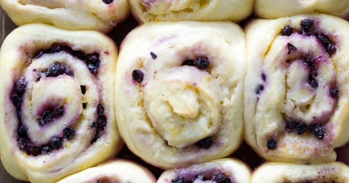 Lemon Blueberry Sweet Rolls Recipe — Samsung Food