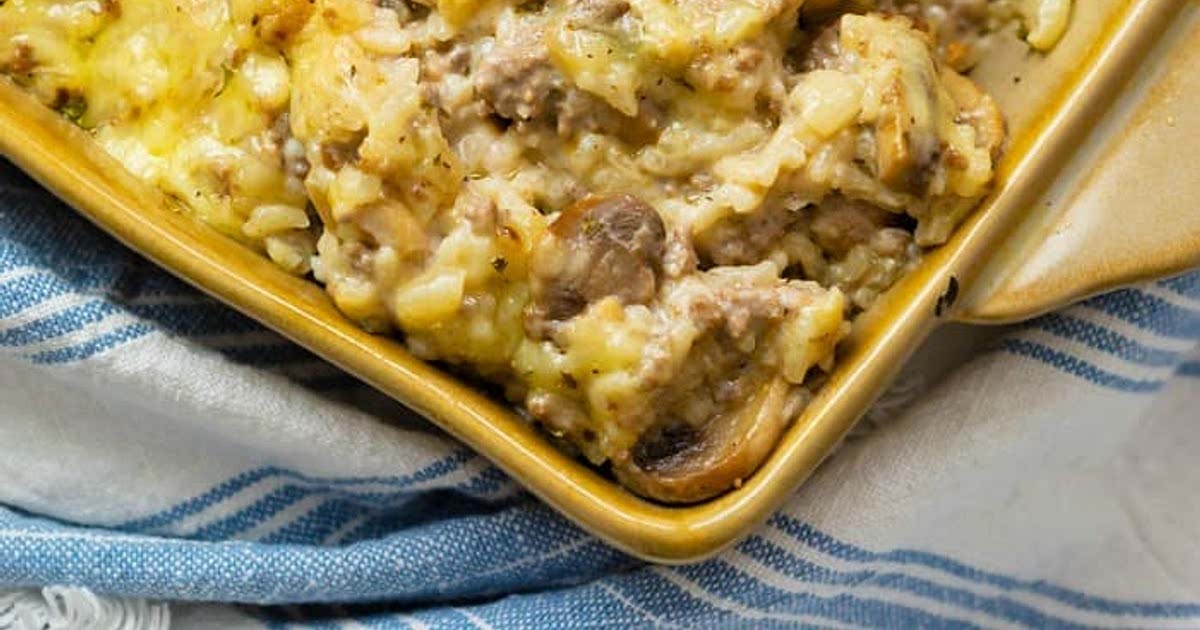 Cheesy Ground Beef and Rice Casserole Recipe — Samsung Food