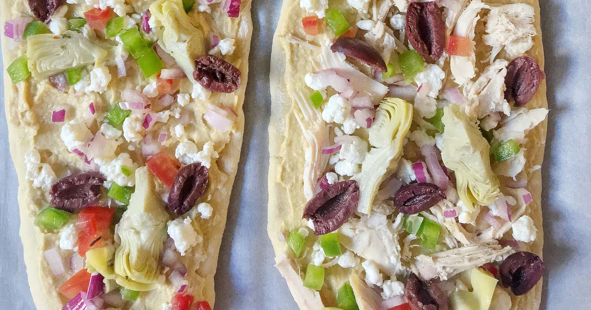 Naan Pizza with Hummus and Vegetables Recipe - Samsung Food