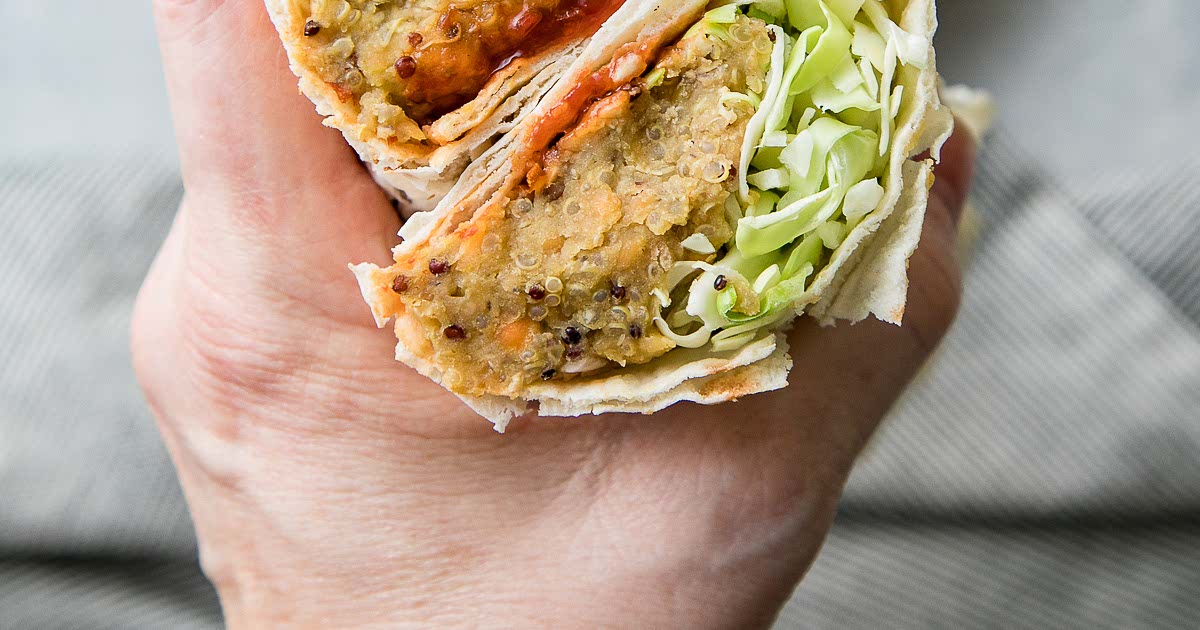 SPICY QUINOA-LENTIL WRAPS + TAHINI SAUCE Recipe - Samsung Food