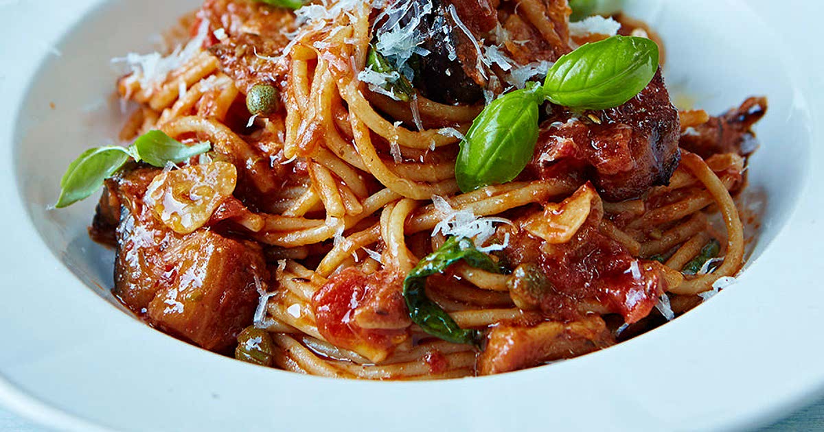 Sicilian spaghetti alla Norma Recipe — Samsung Food
