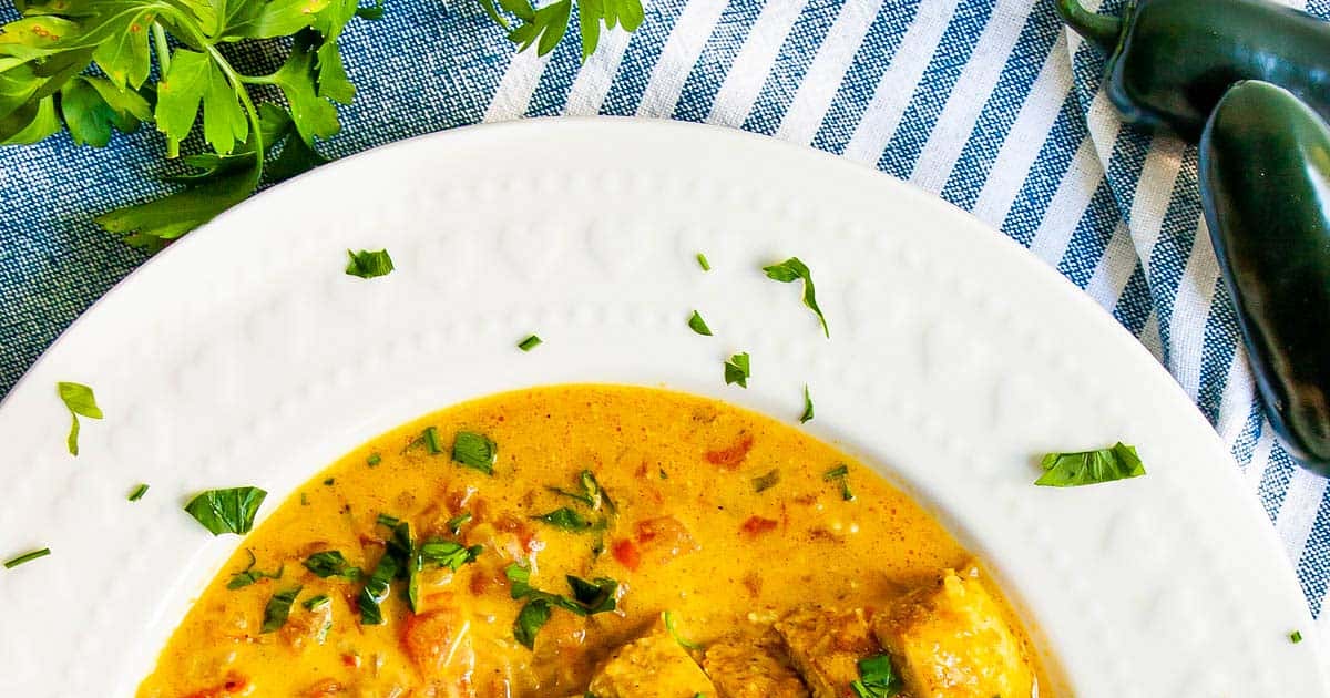 Spicy Brazilian Coconut Chicken Recipe | Samsung Food App