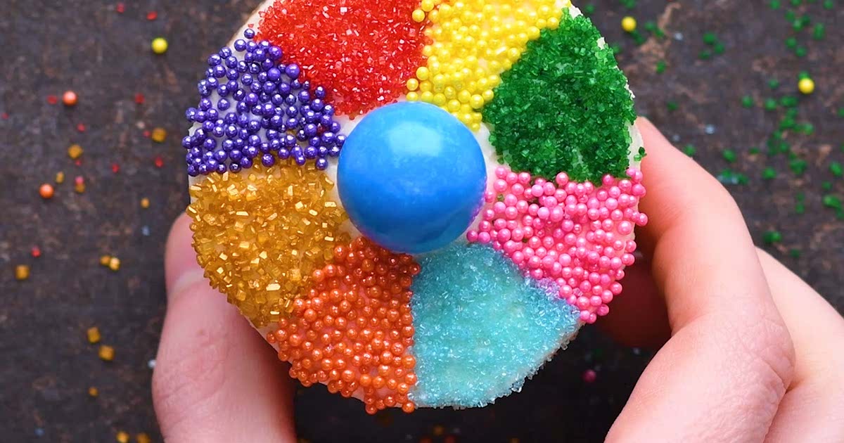 Color Wheel Cupcakes Recipe - Samsung Food