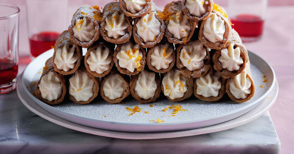 Campari and white chocolate cannoli Recipe — Samsung Food