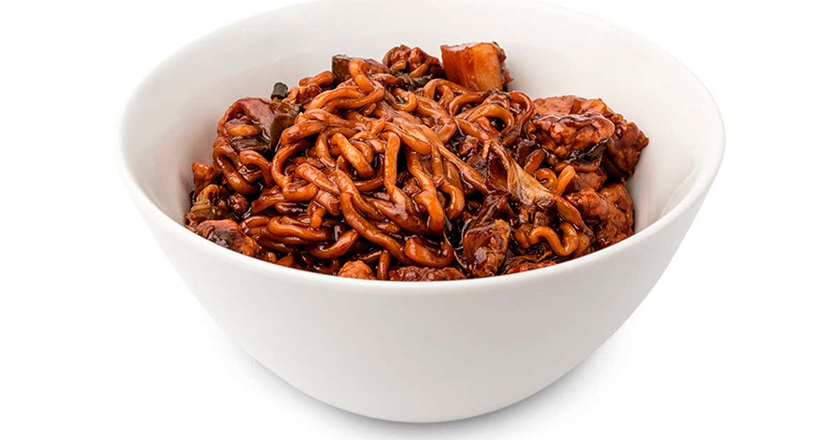 2 Easy Nong shim jjapaghetti instant black bean ramen noodles Recipes ...
