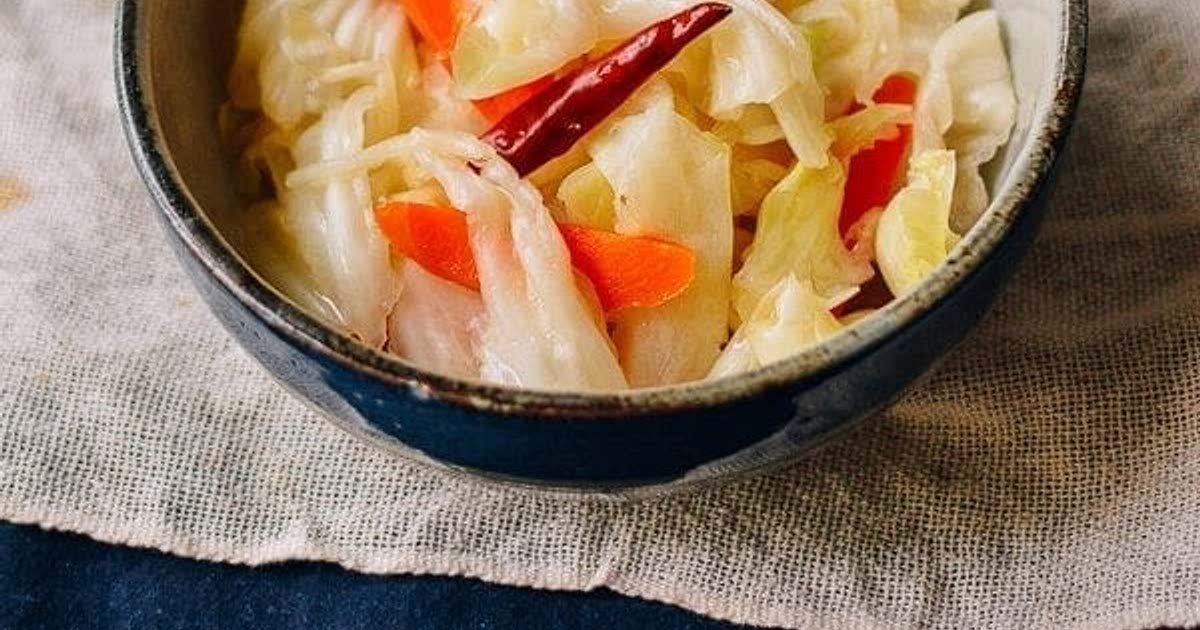 Asian Pickled Cabbage Restaurant Appetizer Recipe - Samsung Food