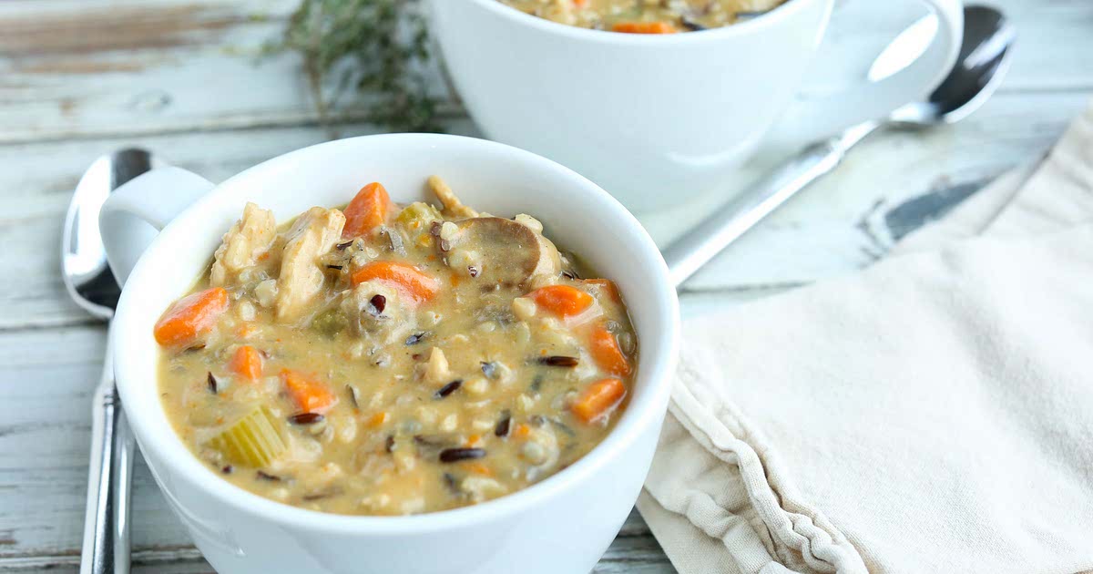 Leftover Turkey and Wild Rice Soup Recipe — Samsung Food