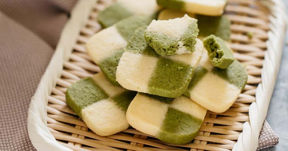 Matcha Cookies - Checkerboard Pattern Recipe - Samsung Food