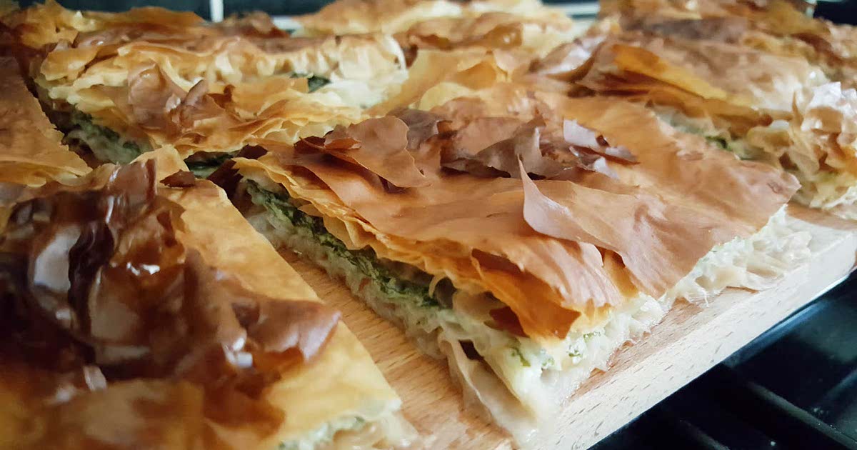 Spinach Pie | Albanian Pite me Spinaq | My Albanian Food Recipe ...