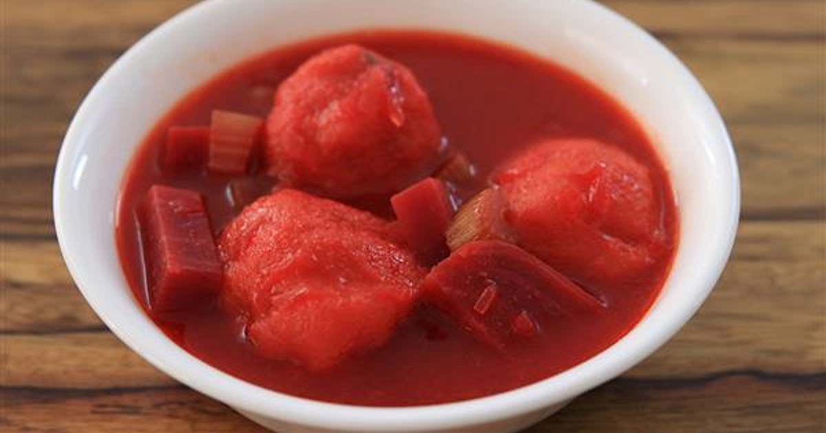 Beetroot Kubbeh Soup Recipe | Samsung Food App