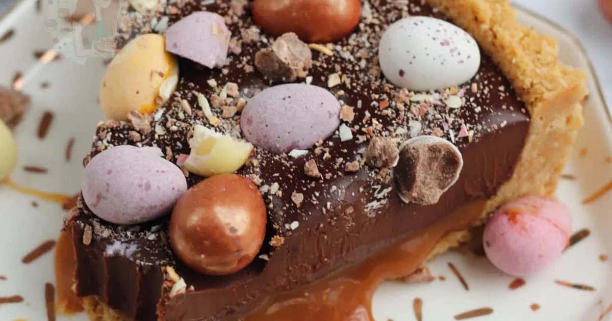 Salted Caramel Easter Tart! Recipe - Samsung Food
