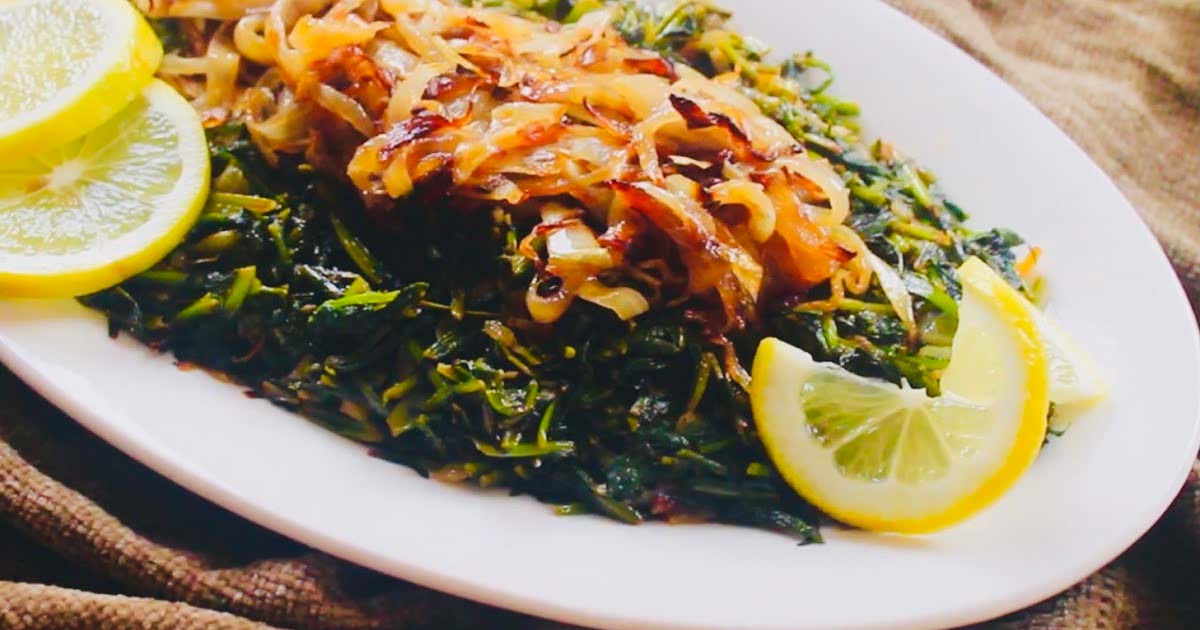 Hindbeh Bi Zeit (Dandelions in olive oil) هندبة بزيت Recipe - Samsung Food