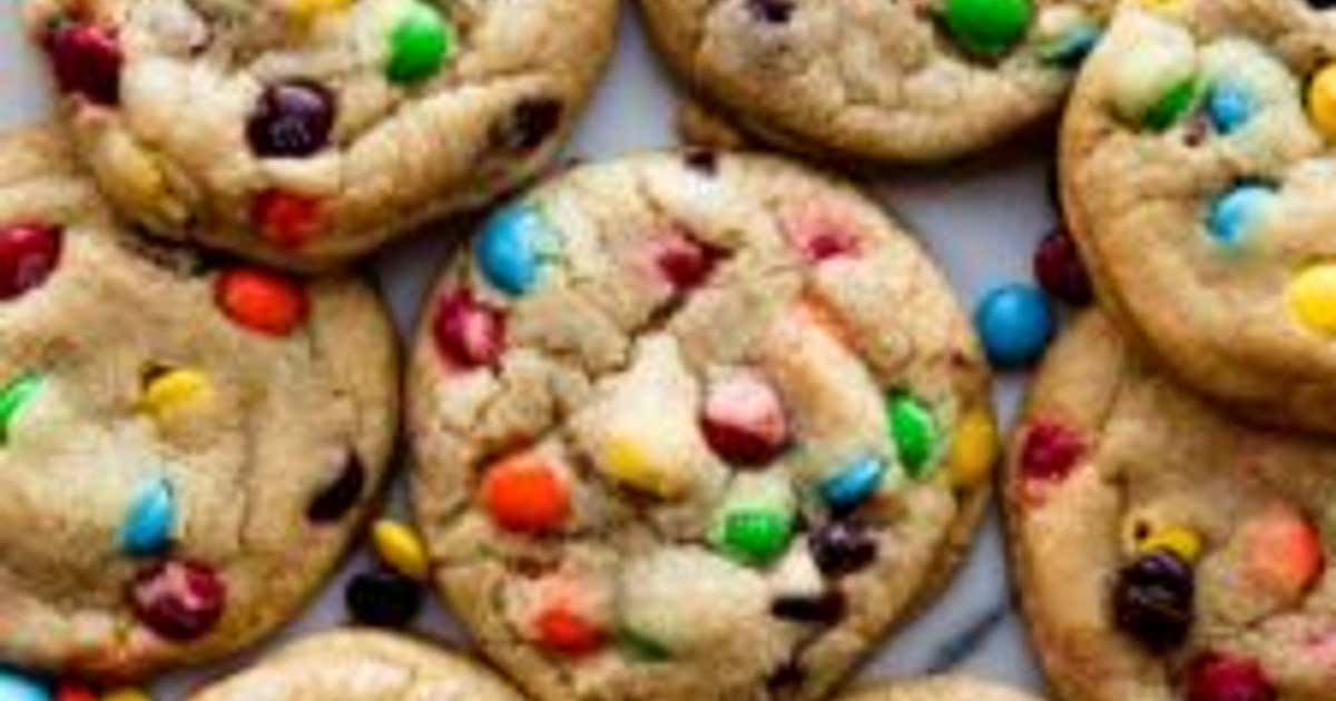 Rainbow M&M Cookies Recipe - Samsung Food
