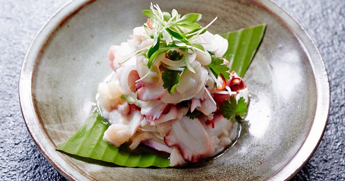 Ceviche of Scallops, Octopus & Snapper - Queen Victoria Market Recipe ...