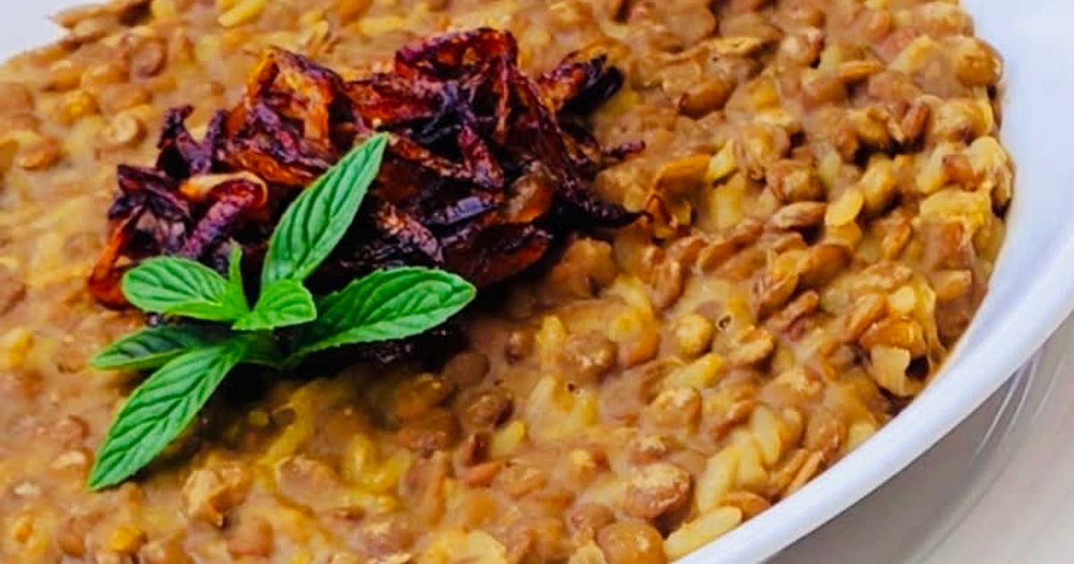 Lebanese Mjaddara ‎مجدرة Recipe - Samsung Food