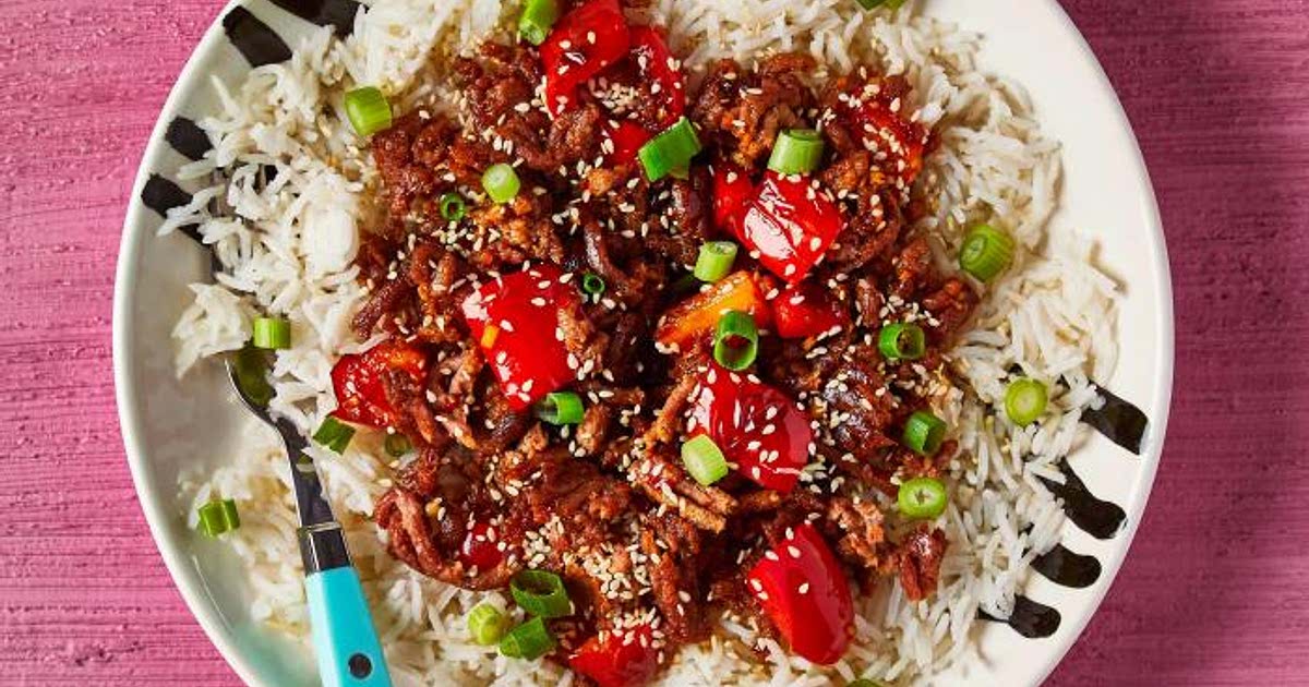 G - Meat-Free Mince Sticky Chilli Stir-Fry Recipe - Samsung Food