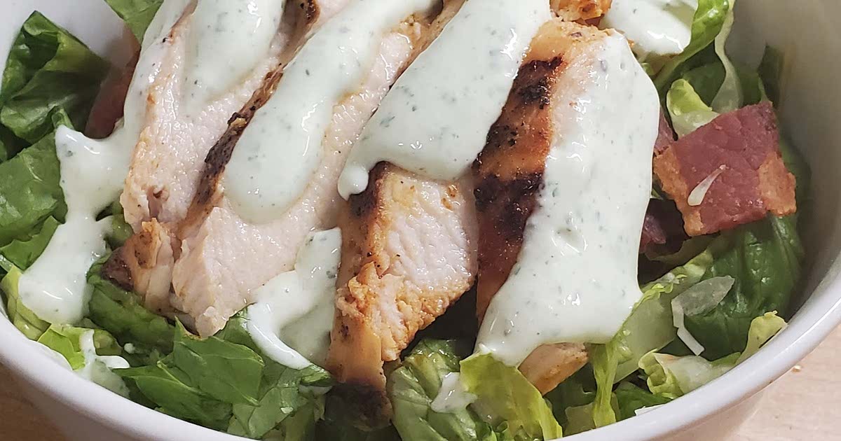 Green Salad with Homemade Ranch Recipe — Samsung Food