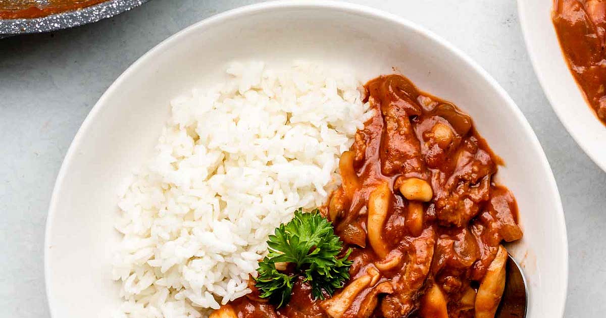 Vegan Hayashi Rice Recipe - Samsung Food