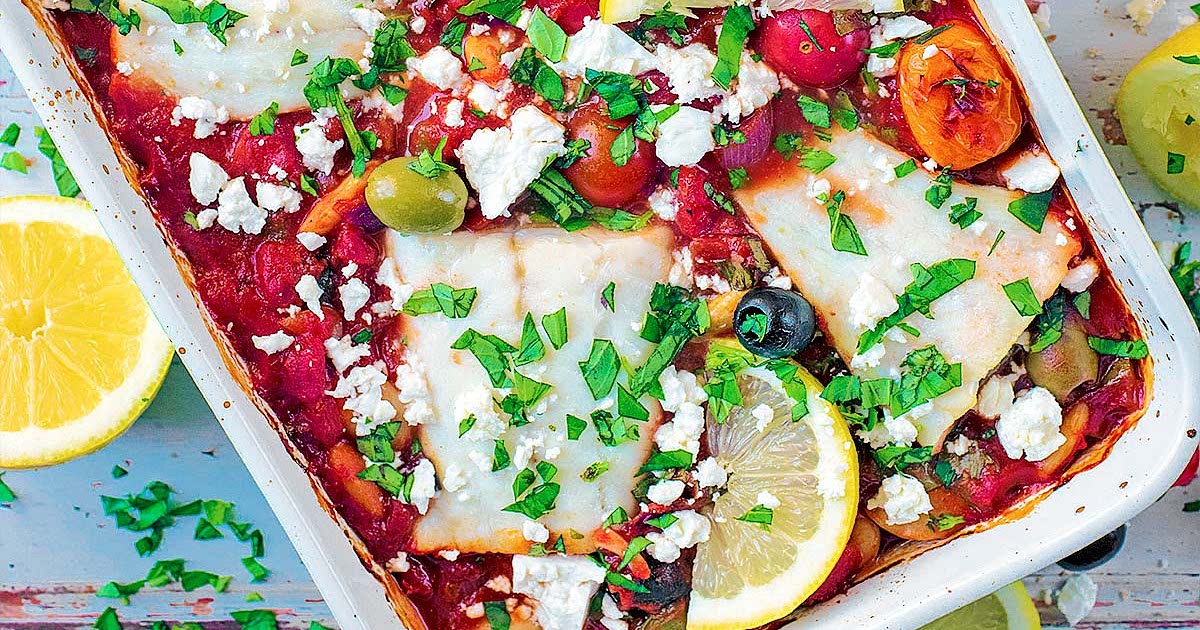 Mediterranean Cod Bake Recipe - Samsung Food